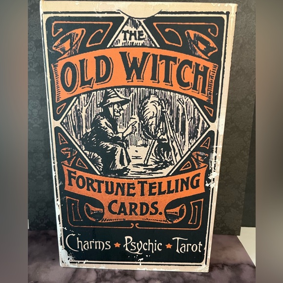 Holiday | Halloween Old Witch Fortune Telling Cards Decor Book Box ...